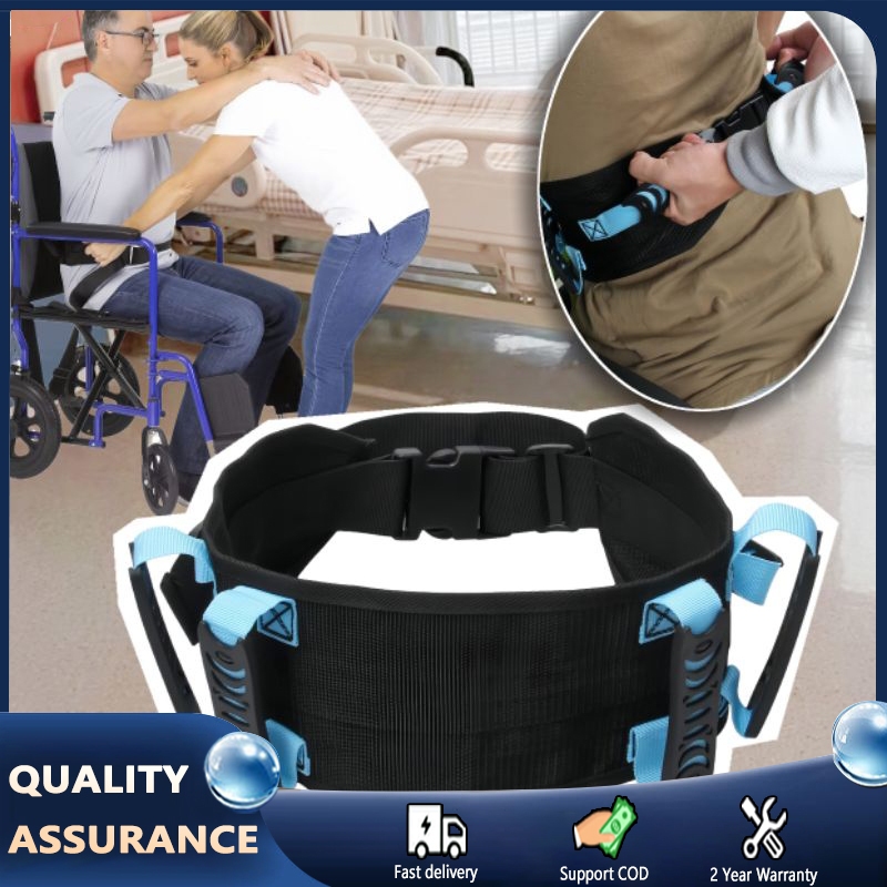 Transfer and Walking Gait Belt with Handles and Release Clip Buckle ...