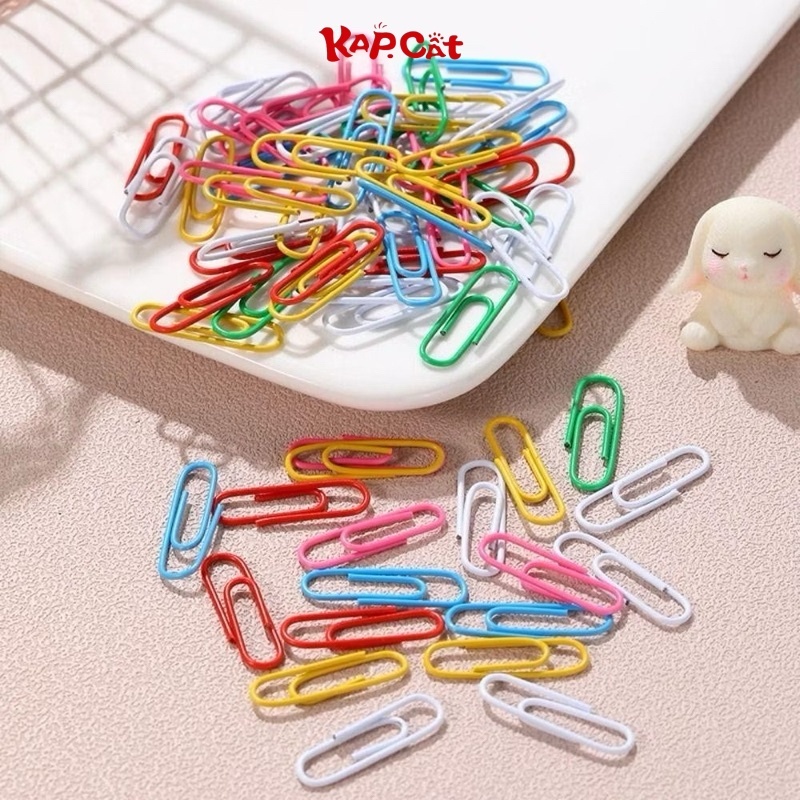 KAPCAT K110 COLOR PAPER CLIP 33mm | Shopee Philippines