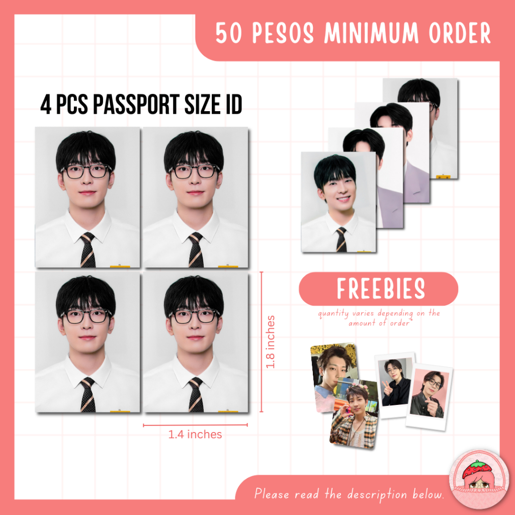 WONWOO THE FACE SHOP PASSPORT SIZE ID PHOTO PC PHOTOCARD UNOFFICIAL ...