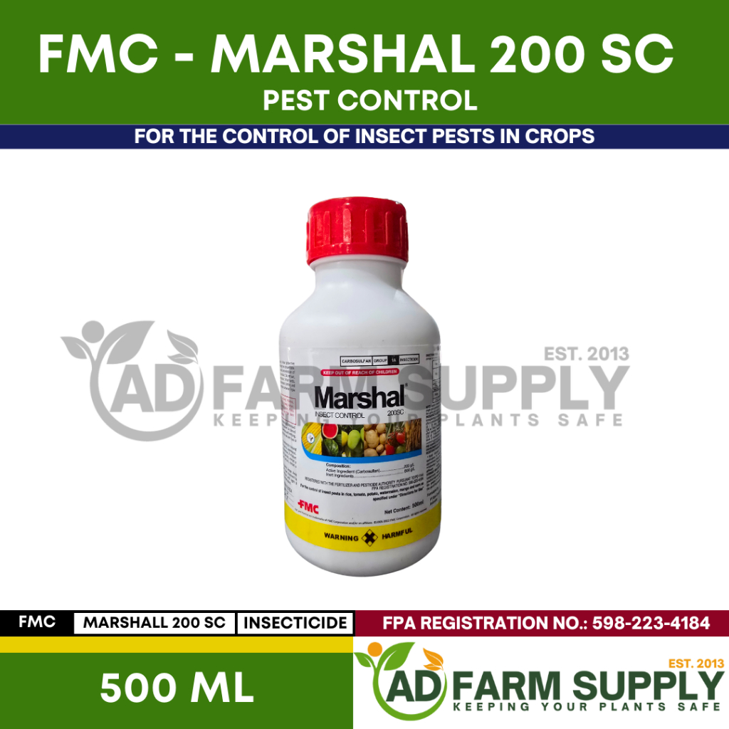 FMC Marshal 200 SC Insecticide – Effective Pest Control - 500mL ...
