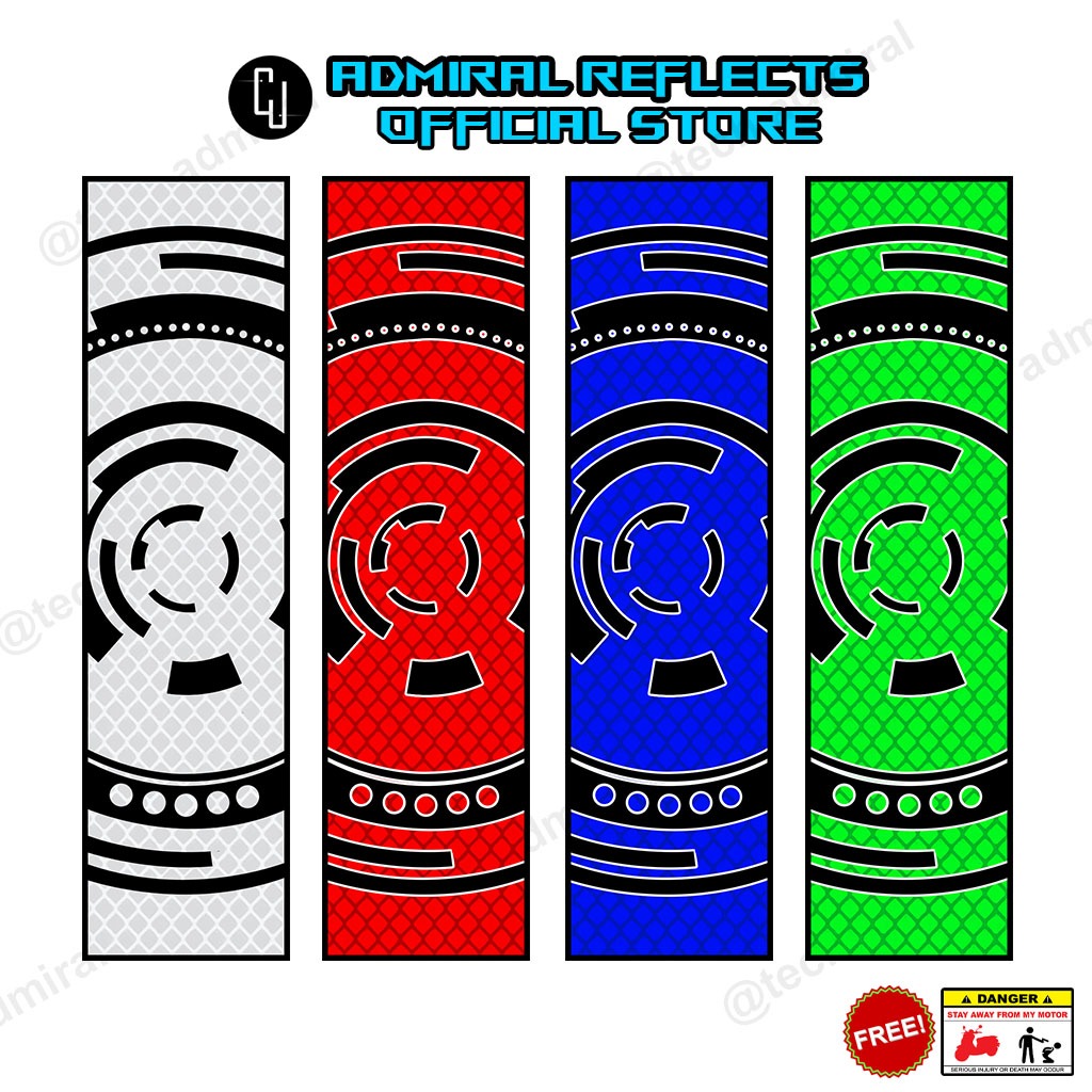 Alloy Top Box Sticker Waterproof Future Tech (REFLECTORIZED) | Shopee ...