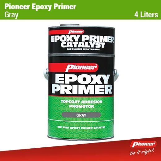 Pioneer Epoxy Primer (Topcoat Adhesion Promotor) Gray 4L | Shopee Philippines