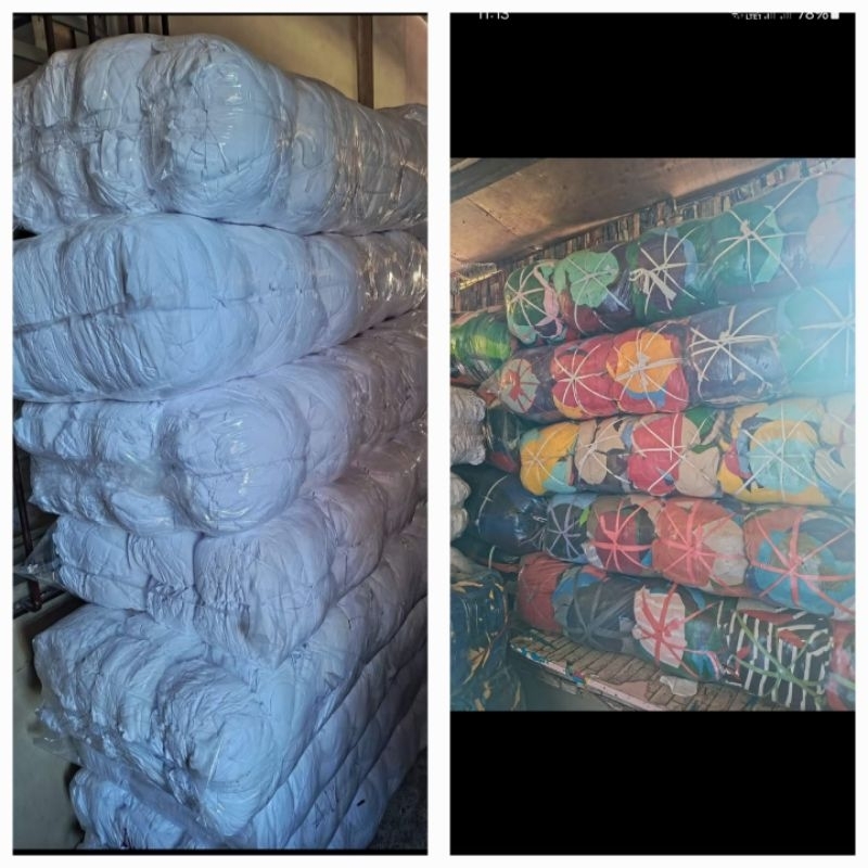 Cotton Rug Multipurpose Cloth Rug Basahan Bilog COLORED / PURE WHITE ...