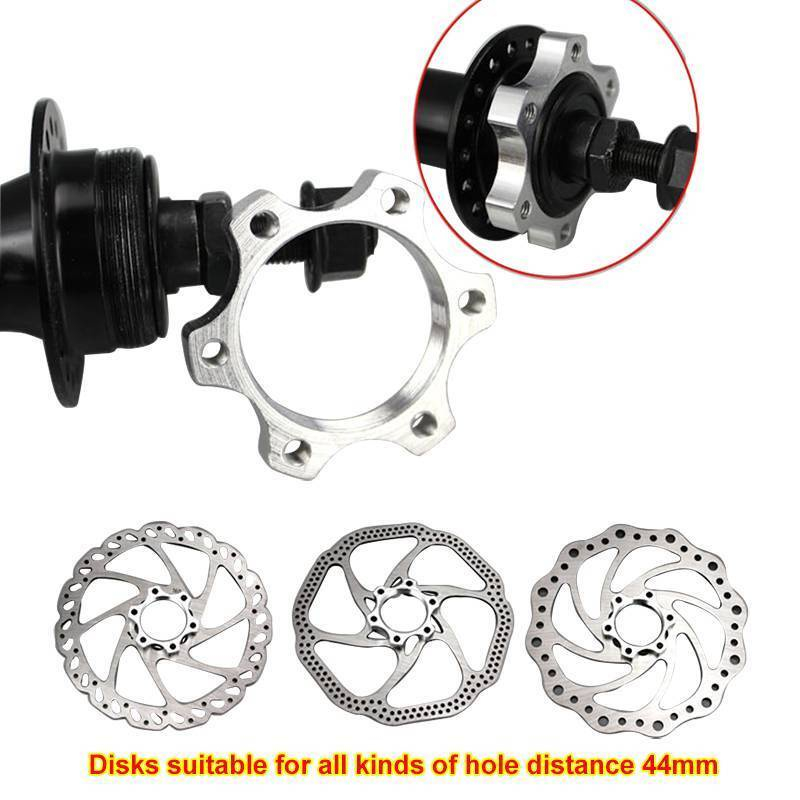 Rotor Adoptor 44/48mm Aluminium Alloy MTB Bike Threaded Hubs Disc Brake ...