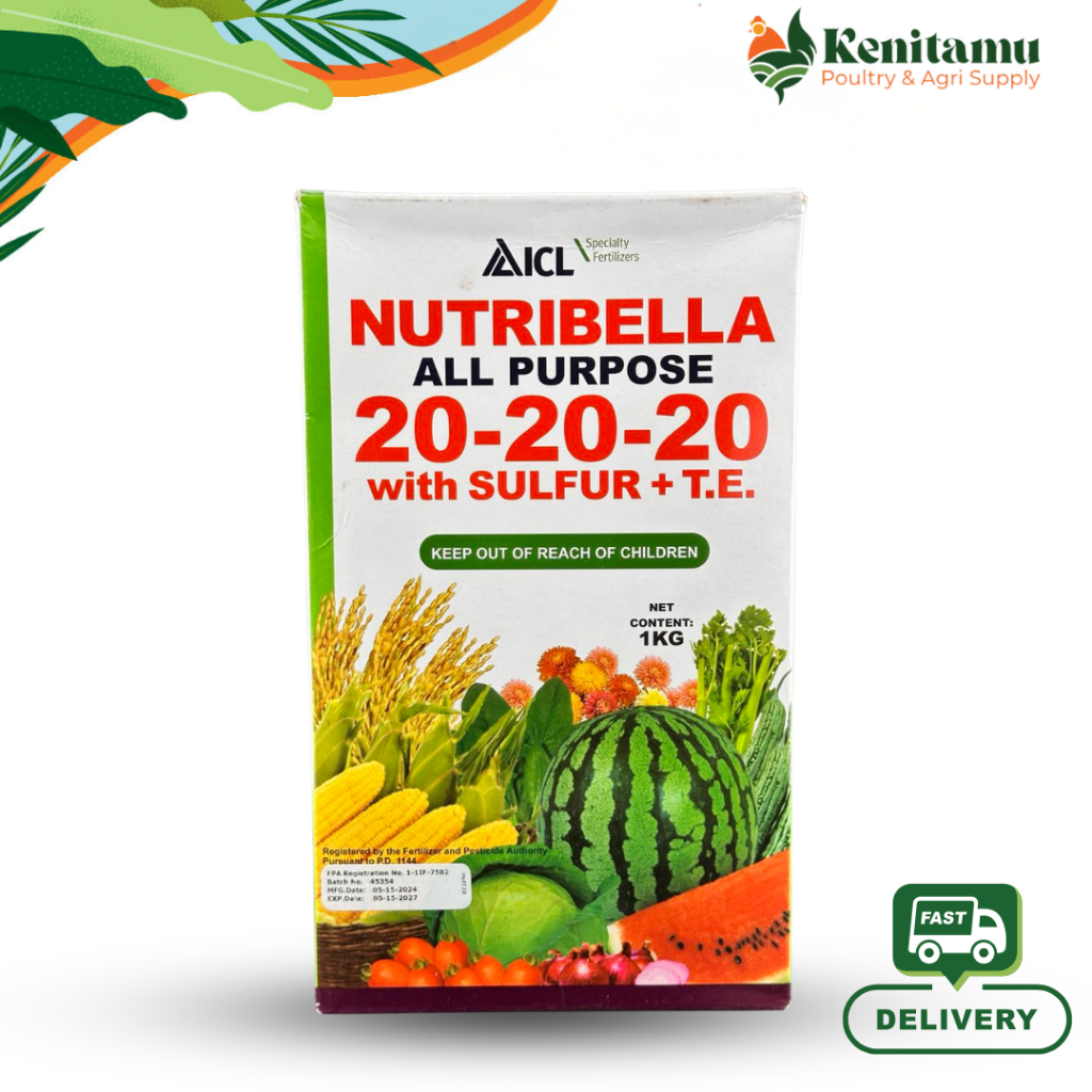 NUTRIBELLA 20-20-20NPK 1KG BOX | Shopee Philippines