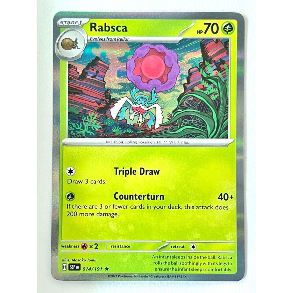 Pokemon TCG Rabsca 014/191 Surging Sparks Holo Rare | Shopee Philippines