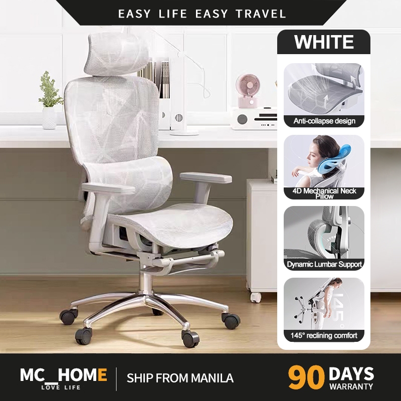 MC High-end ergonomic rest office chair With Foot Restwith lumbar ...