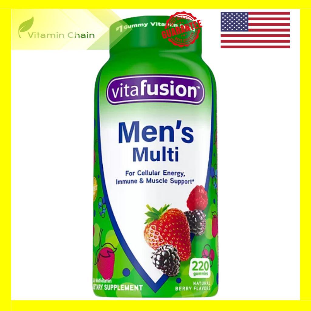 Vitafusion Multi 220Gummies Men's Multivitamin | Shopee Philippines
