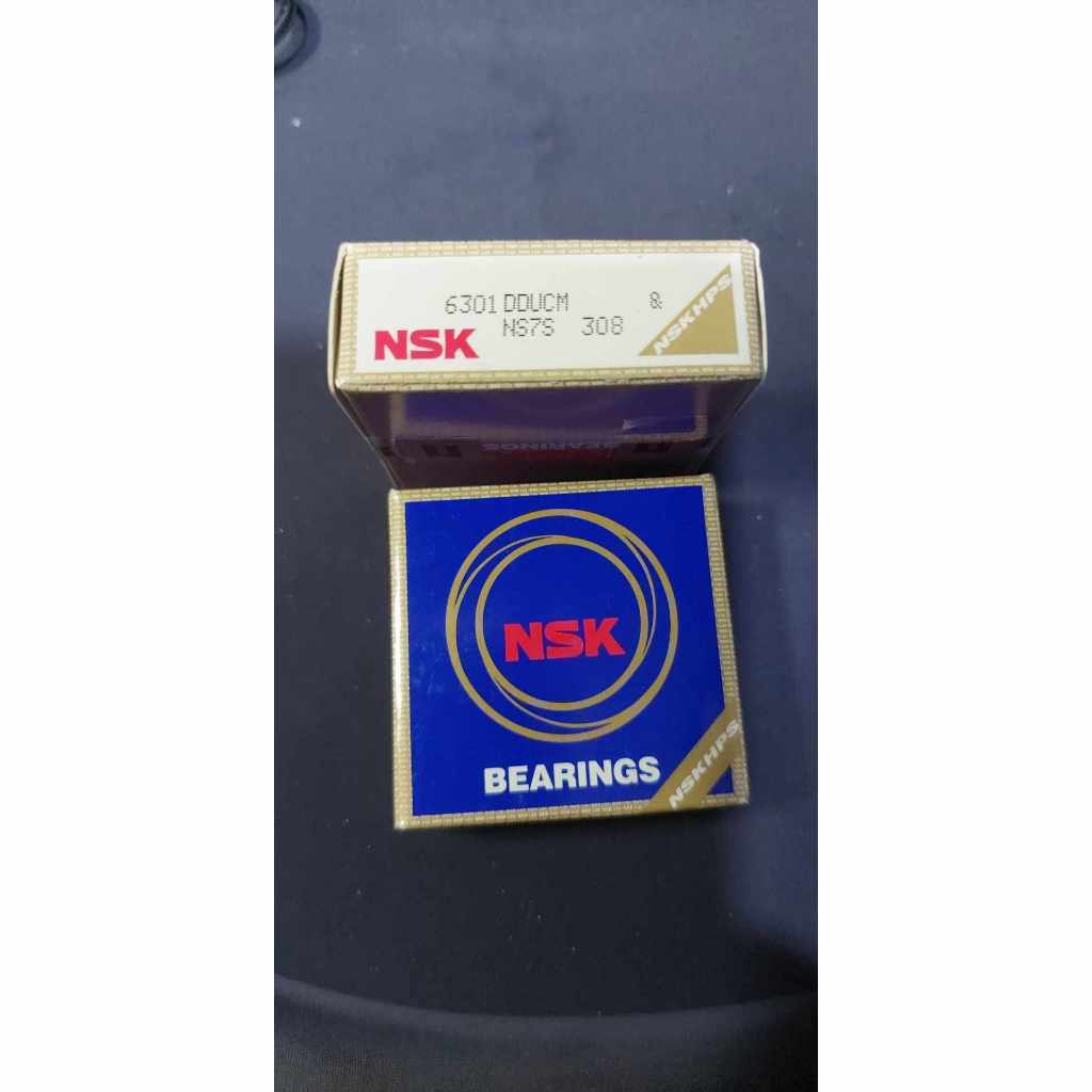 NSK 6301 DDUCM Double Rubber Seal Bearing for Motorcycles(1pc) | Shopee ...