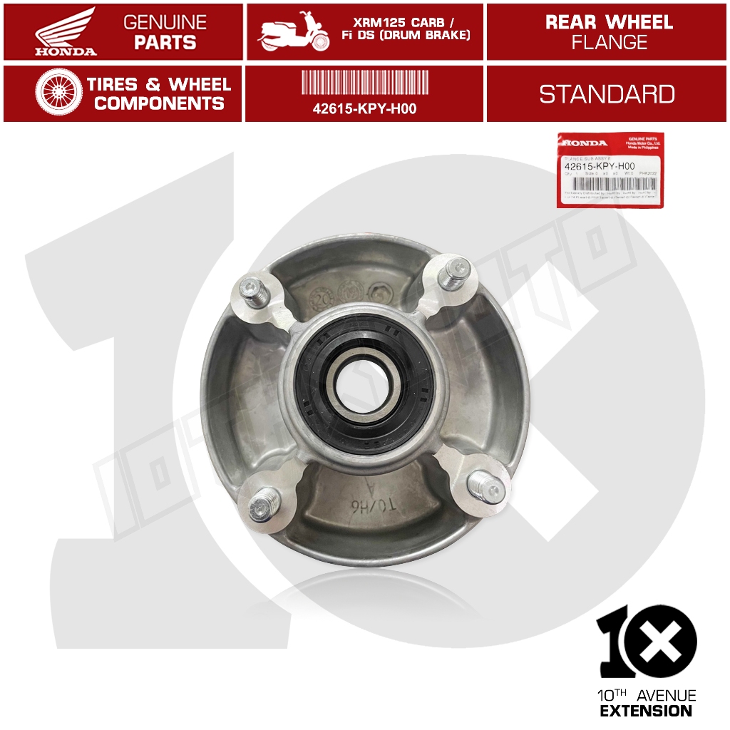 10thX HONDA Genuine Rear Wheel Flange 42615-KPY-H00 for XRM125 CARB AND ...