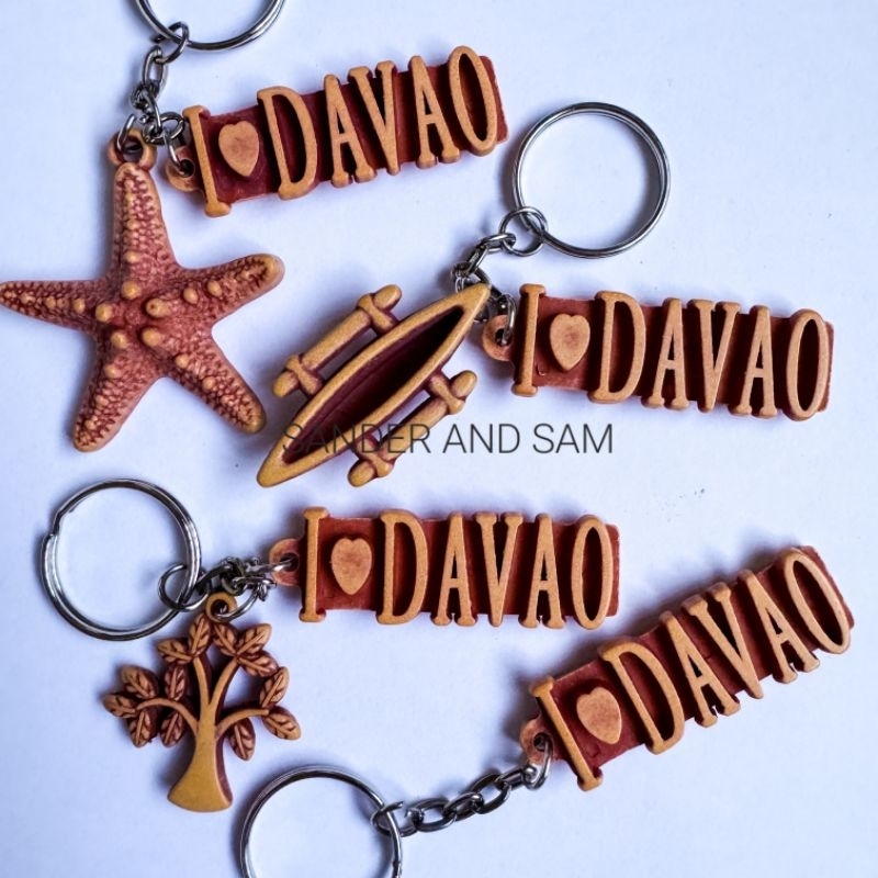 Davao Souvenir Key Chain for Gifts Giveaway and Accessories Tree Boat ...