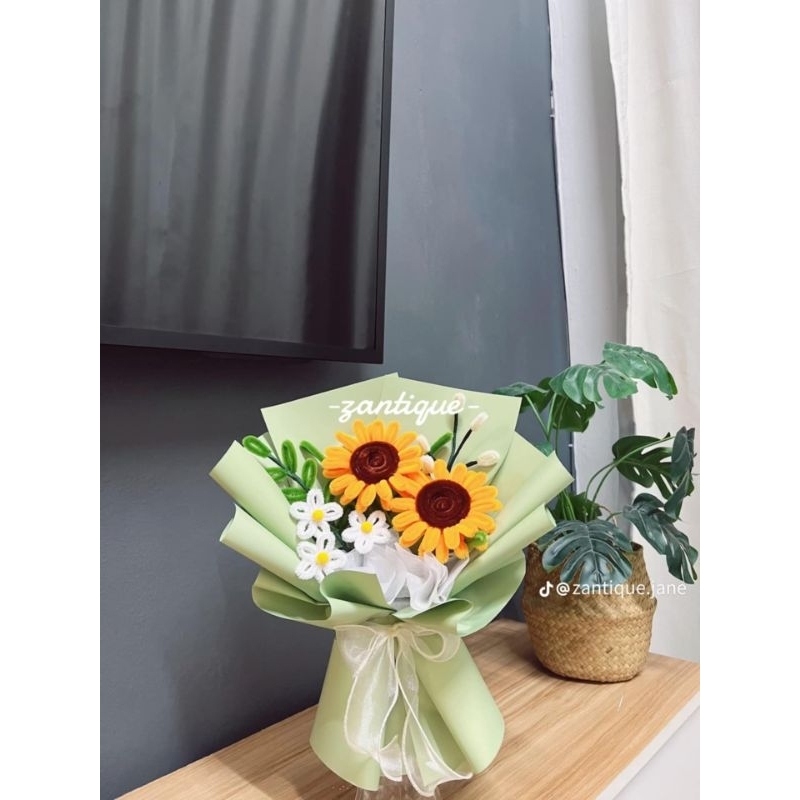 fuzzy wire bouquet made of fuzzy wire bouquet available in any colors ...