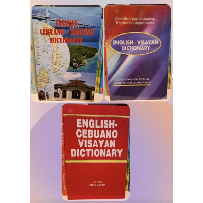 VISAYAN-CEBUANO-ENGLISH DICTIONARY | Shopee Philippines