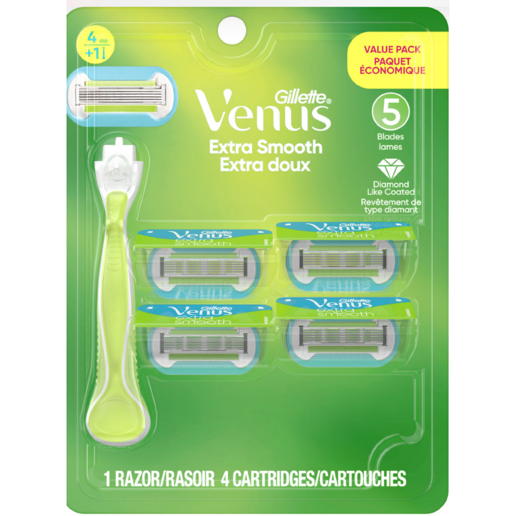 Gillette Venus Extra Smooth Razor Value Pack | Shopee Philippines