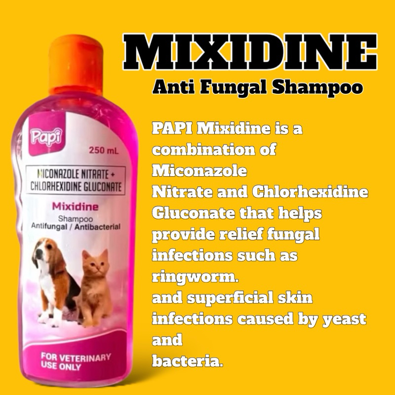 Papi Mixidine Antibacterial Shampoo 250ml | Shopee Philippines