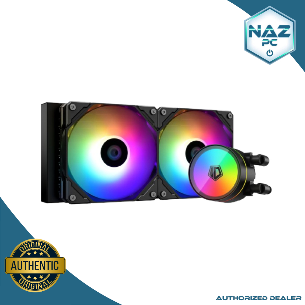 ID-Cooling ZoomFlow 240XT V2 ARGB AIO Cooler Black | Shopee Philippines