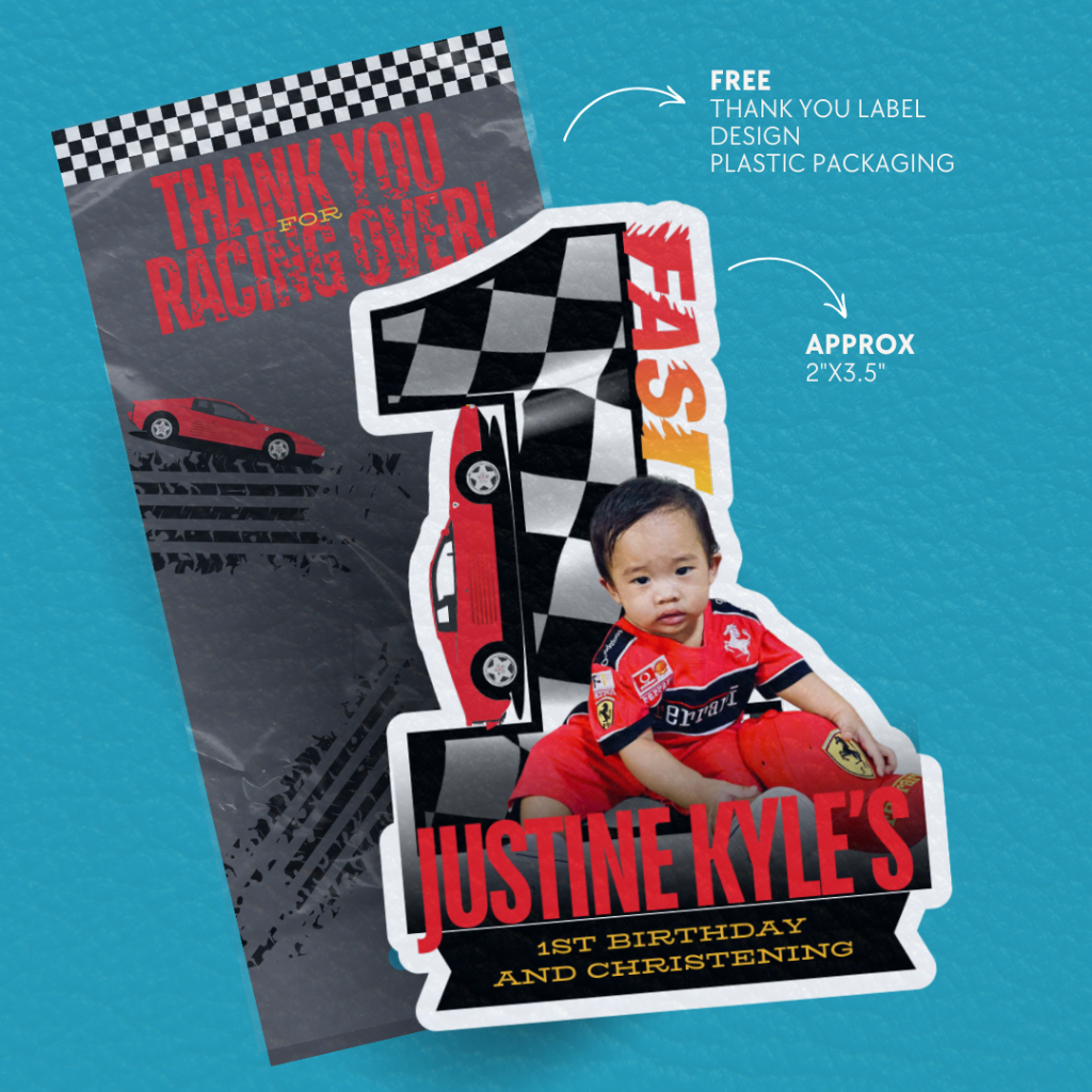 Face Ref Magnet & Number Ref Magnet Souvenir Customized for Christening ...