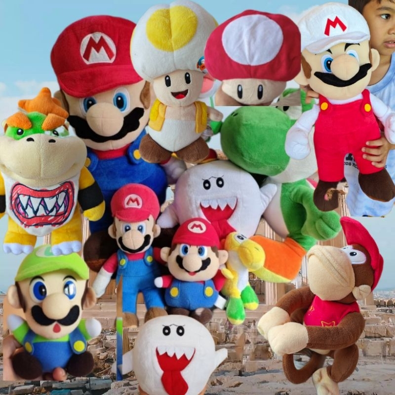 super mario stuffed toys preloved | Shopee Philippines