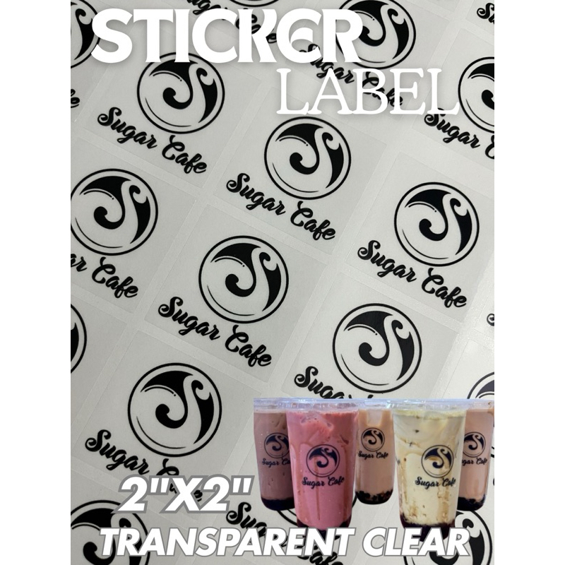 PISO PRINT STICKER LABEL| WATERPROOF AND SMUDGE PROOF | TRANSPARENT AND ...