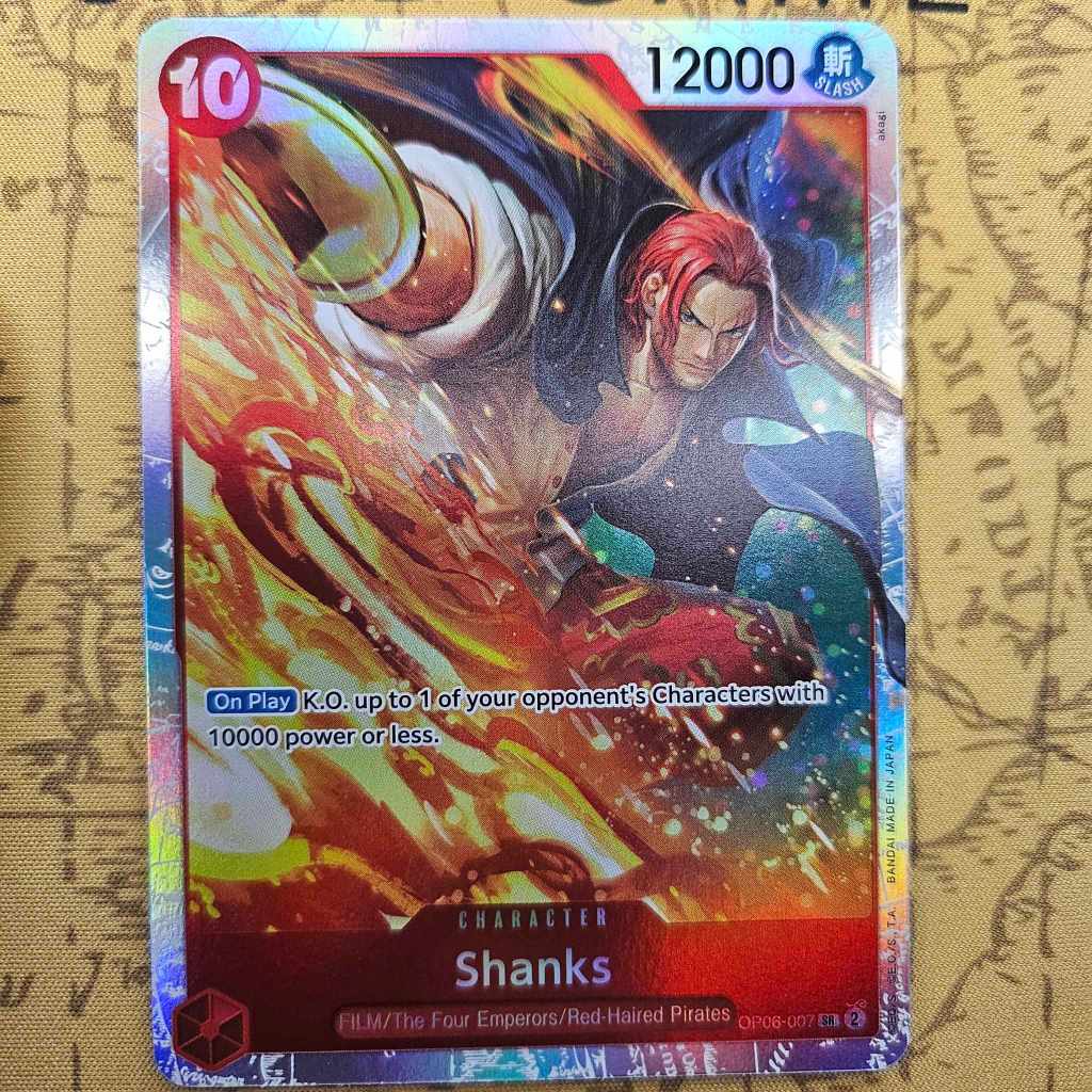 One Piece TCG [ENGLISH] OP06-007 SR Shanks [ENGLISH VERSION] | Shopee ...