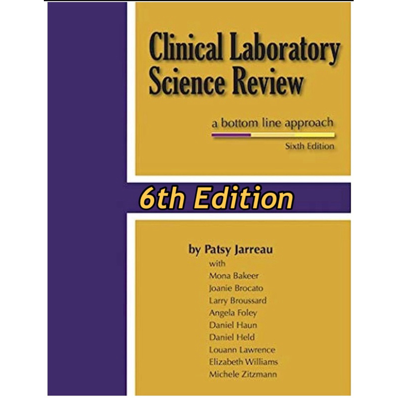 Clinical Laboratory Science Review (Danny Donnor) 6th ed | Shopee ...