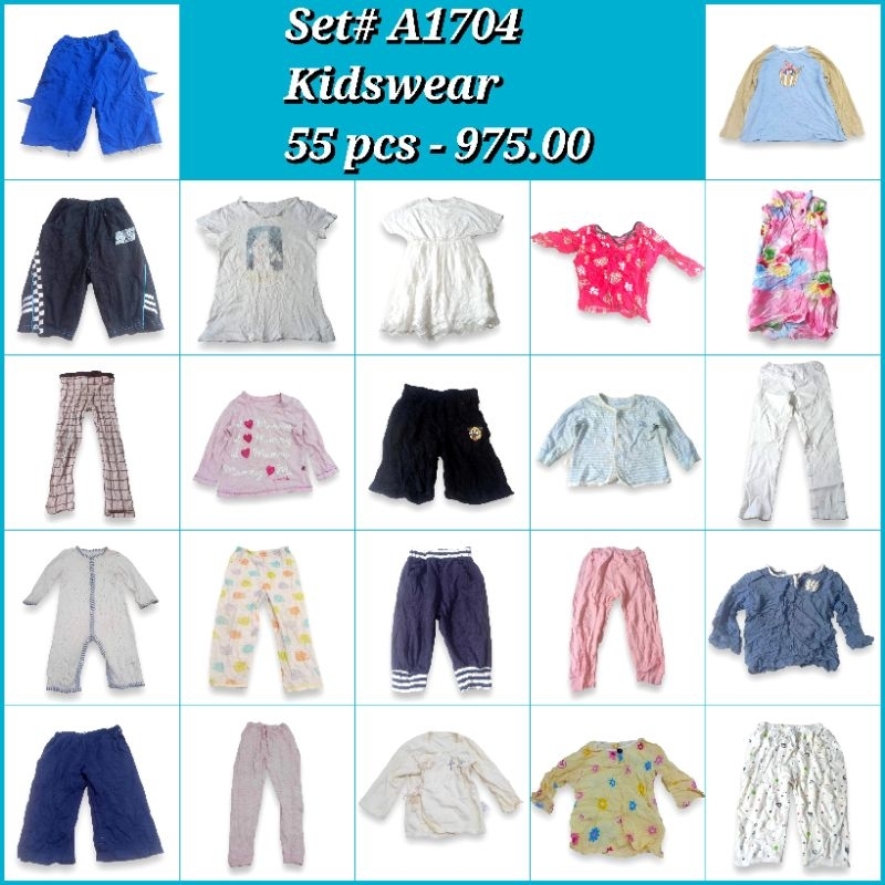 Set A1704 Ukay Preloved Prepack Starter Pack Kidswear | Shopee Philippines