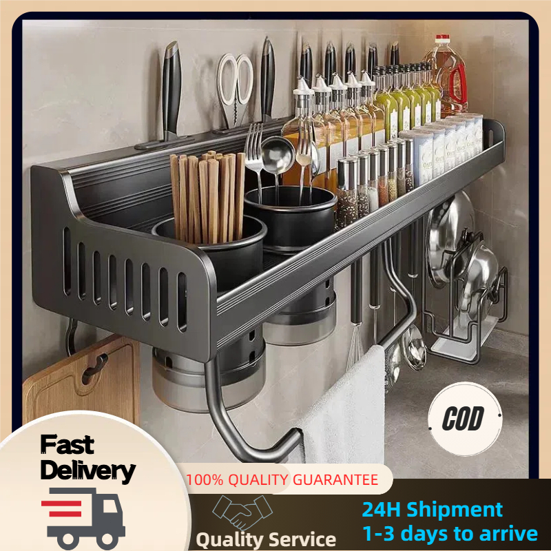 Hanging Condiments Organizer Utensils Organizer Spice Rack Knife Holder ...