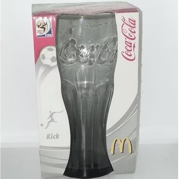 2010 McDonald's Coca Cola Charcoal Kick FIFA World Cup Glass Mcdo Coke ...