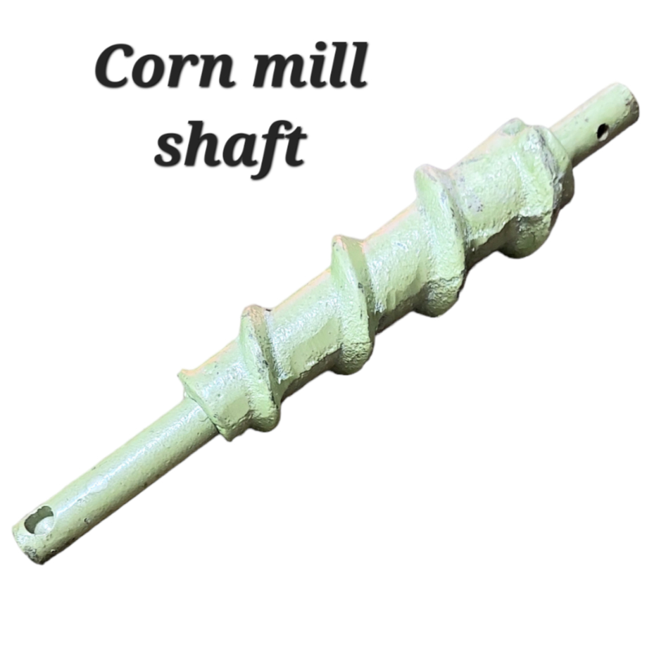 Manual corn mill shaft part for grain grinding like corn, peanut, beans ...