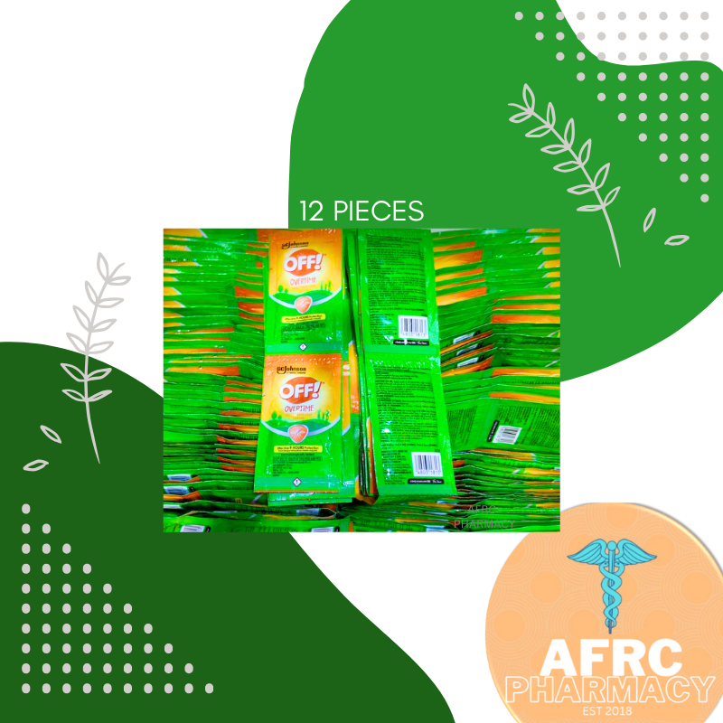 OFF!® Overtime Insect Repellent Lotion 6mL Sachet 1Dozen 12 Pieces ...