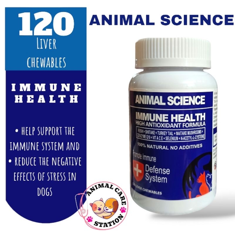 Animal Science Immune Health (120 Liver Chewable) | Shopee Philippines