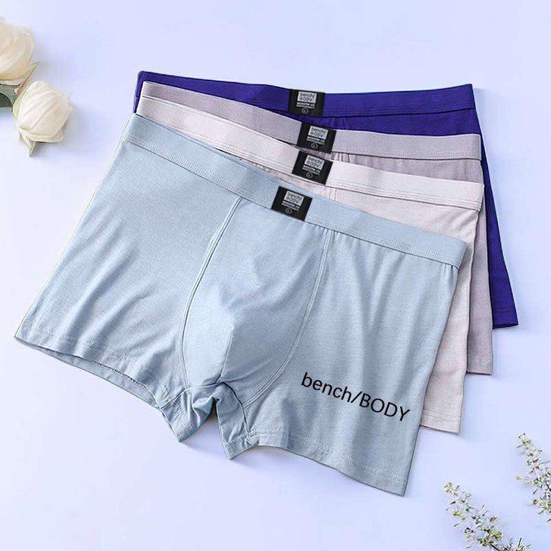 COD 6&12pcs BENCH Boxer For Men's Underwear Cotton Boxer Briefs high ...
