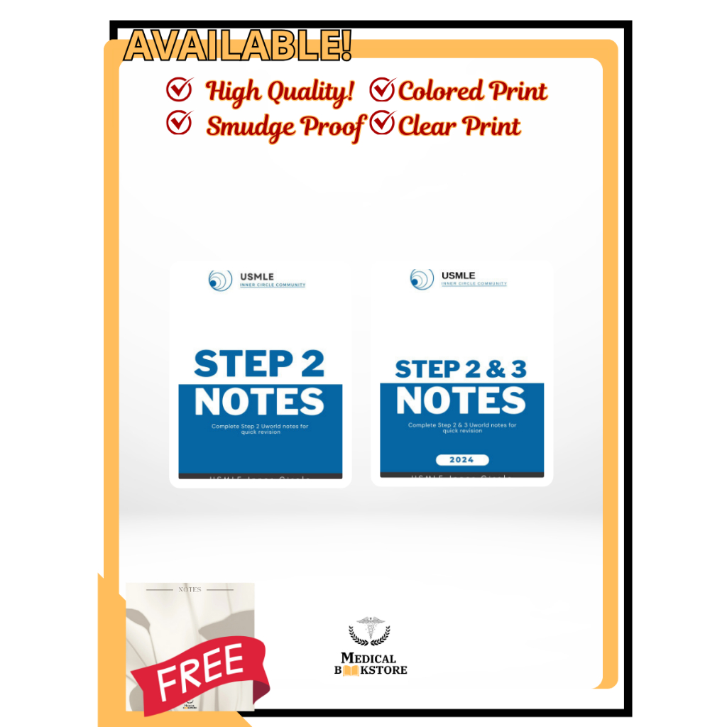 USMLE STEP 2 AND STEP 2 & STEP 3 NOTES | Shopee Philippines