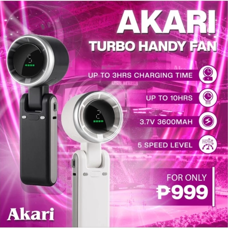 Akari Ran Turbo Fan 5 Speed 2-3days delivery | Shopee Philippines