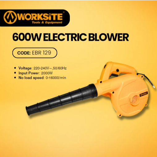 WORKSITE - EBR129 600W ELECTRIC BLOWER | Shopee Philippines