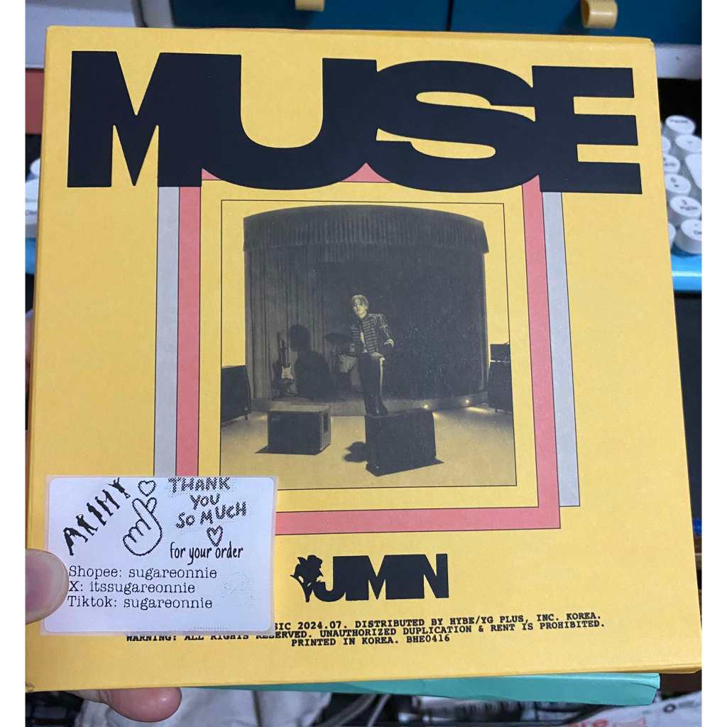 OFFICIAL UNSEALED JIMIN MUSE ALBUM BLOOMING AND SERENADE | Shopee ...