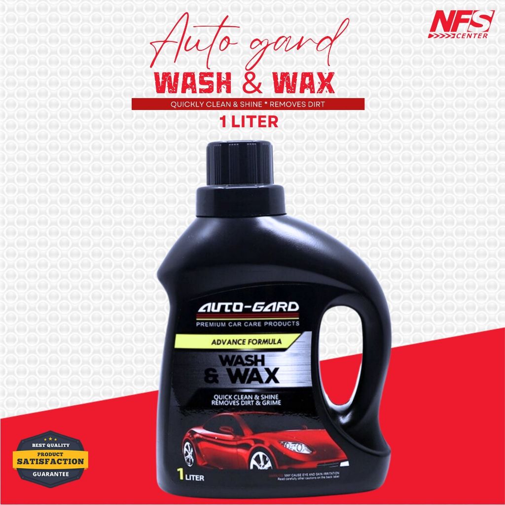 Autogard (Black) 1L Premium Car Wash and Wax Restore Your Vehicle's ...