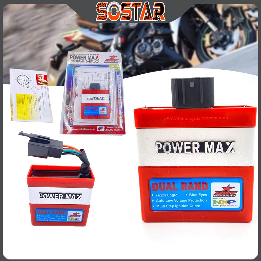 WAVE 100/125 SMASH110 RAIDER150/SRL100 4PINS RACING CDI POWERMAX ...