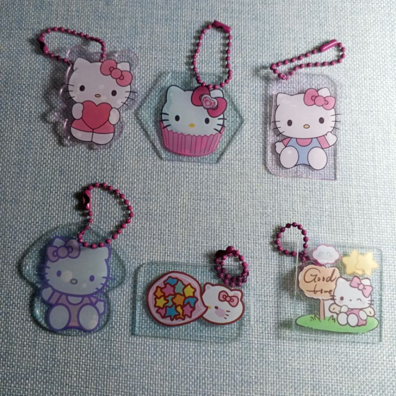 DIY GUKA TRANSPARENT KEYCHAIN SANRIO INSPIRED HELLO KITTY | Shopee ...