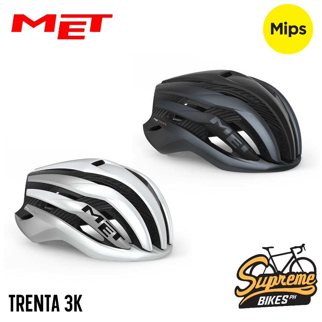 MET Trenta 3K Carbon MIPS Road, Gravel, Cross Country Bike Helmet | Shopee Philippines