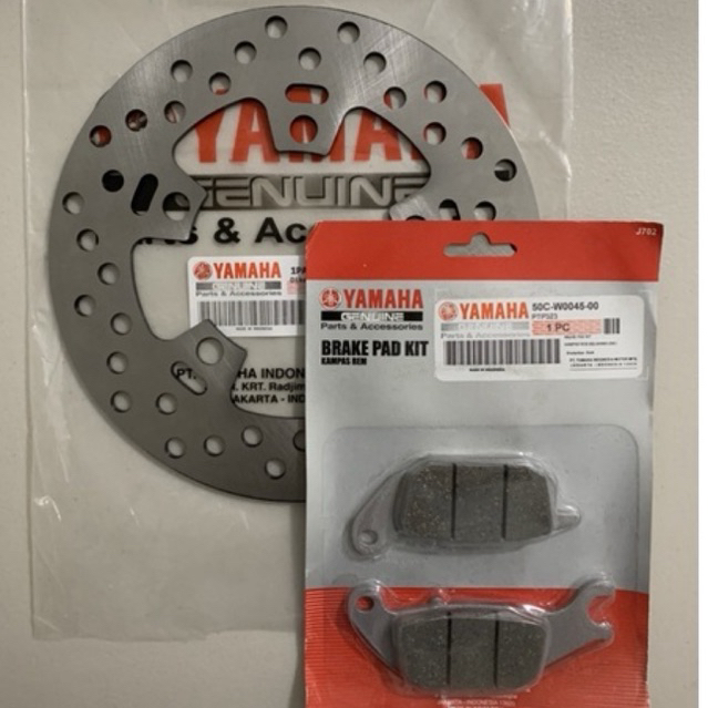 Genuine DISC PLATE + DISC PAD Sniper 150 REAR | Shopee Philippines