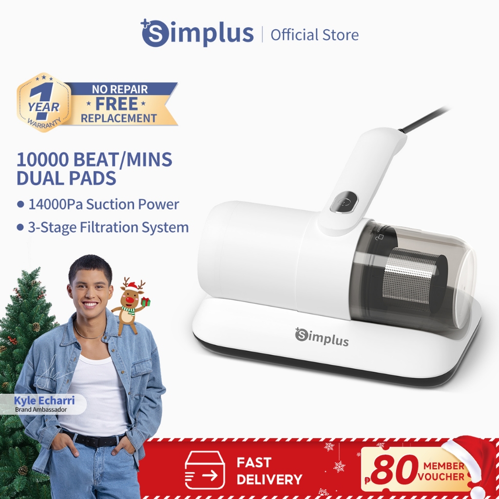Simplus Dust Mite Vacuum Cleaner For Bed and Sofa With 3-Stage ...