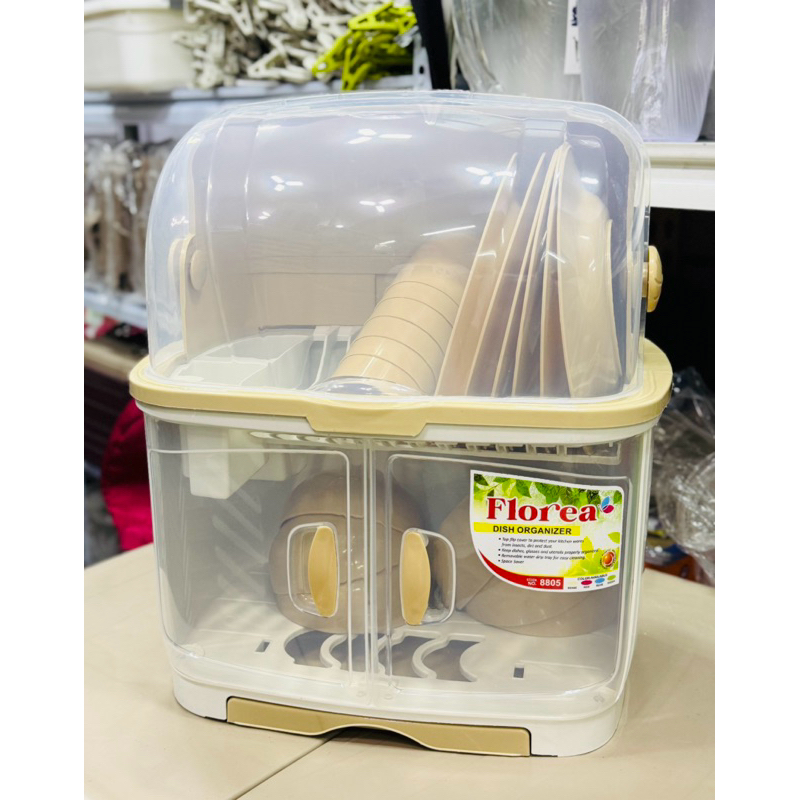 Florea Mocha Dish Organizer - Multipurpose Dishdrainer Set | Shopee ...