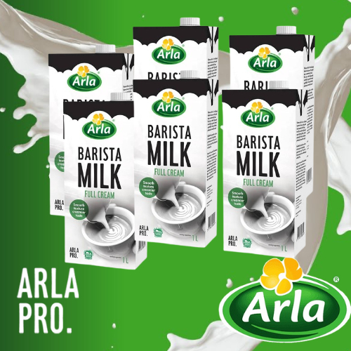 Arla PRO Barista Full Cream Milk 1L x6 - The Perfect Partner for Your ...