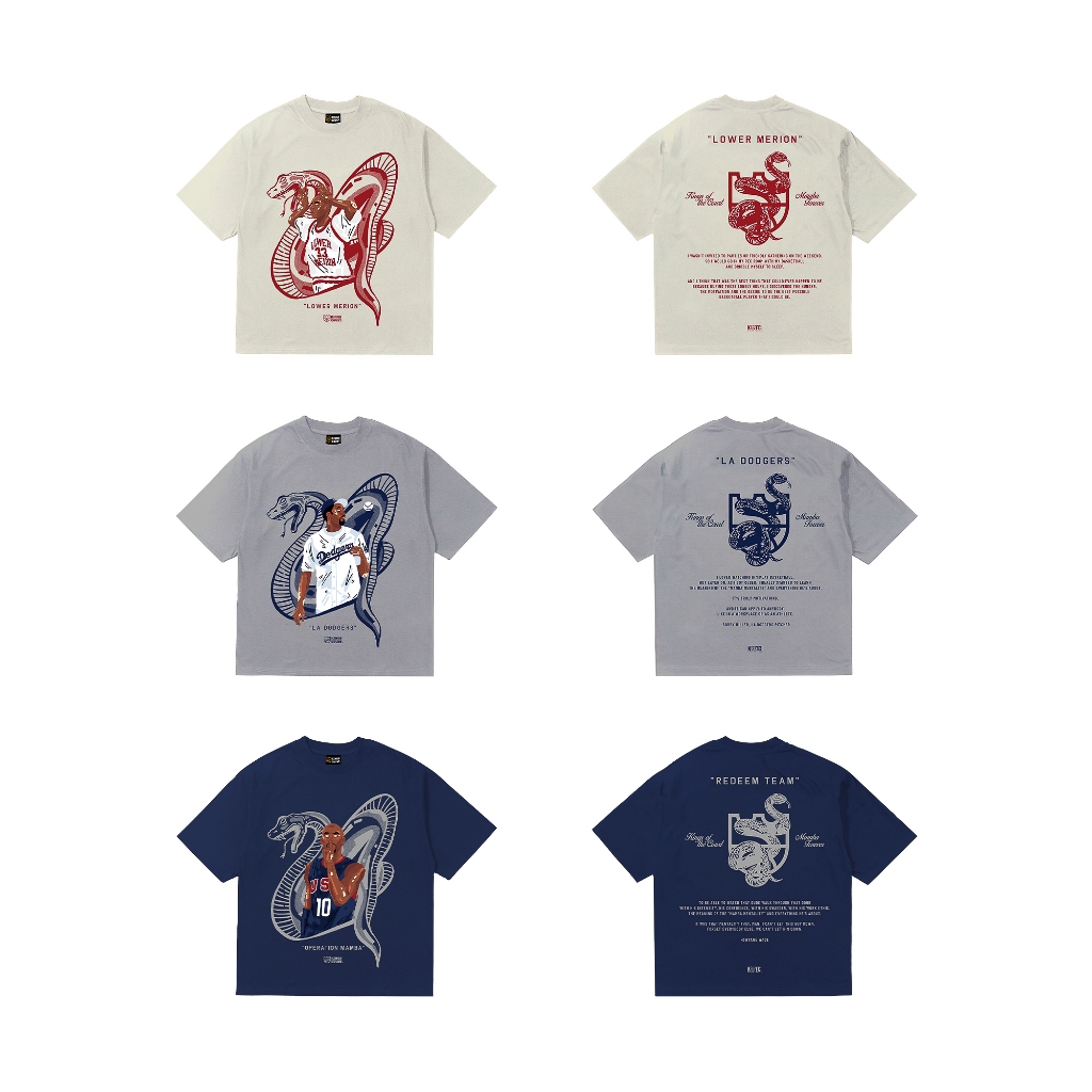 KOTC “Kobe Collection” T-Shirt for Men Heavyweight Oversized Shirt ...
