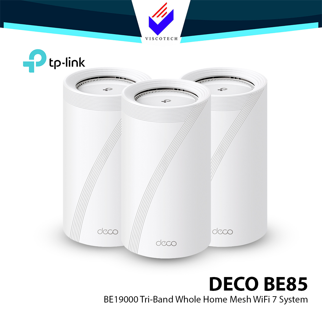 TP-Link DECO BE85 BE22000 19Gbps Tri-Band Multi-Link Whole Home ...
