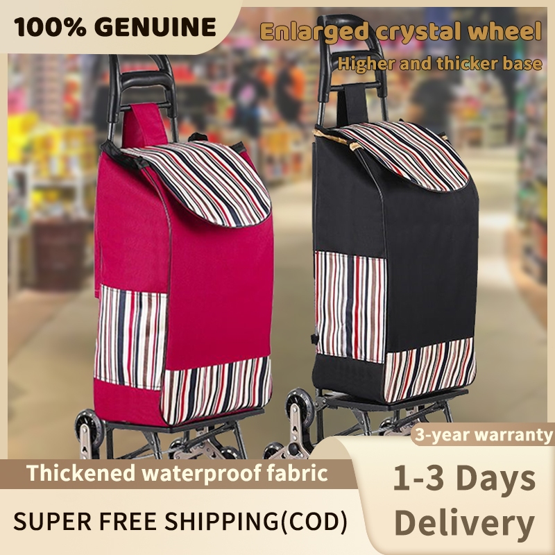 Lightweight foldable Shopping cart grocery cart handcart with large ...