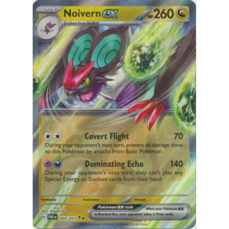 Pokemon Card, Noivern ex 069/091, Ultra Rare. (ENGLISH TYPE) | Shopee ...