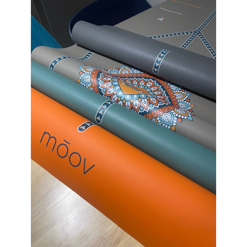 TIKI TRAVEL MAT by mōov Coco Fiber PU Leather + Natural Rubber Non-Slip ...