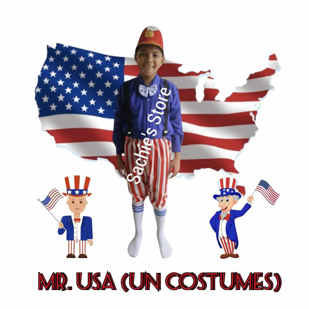 United Nation Costumes for Boys (Mr. USA) | Shopee Philippines